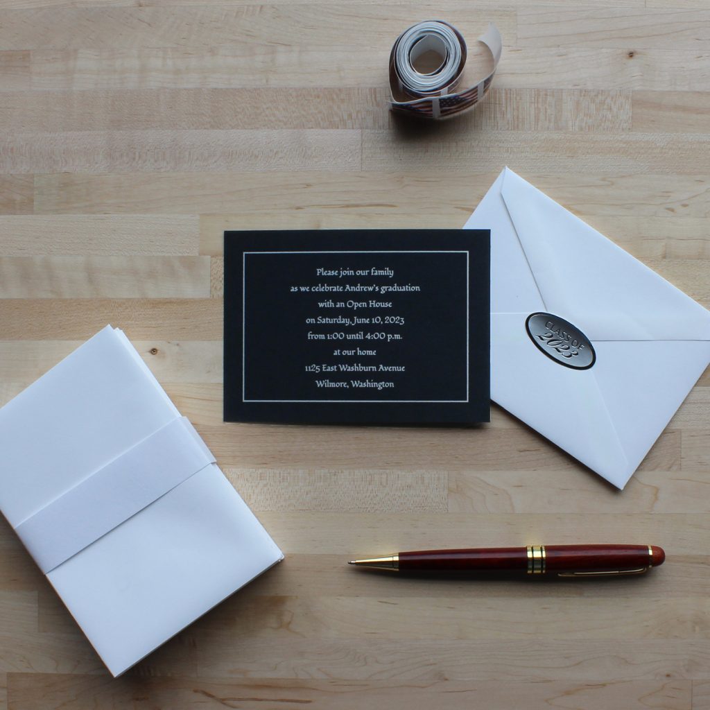 Announcement Insert Card - Homeschool Diploma