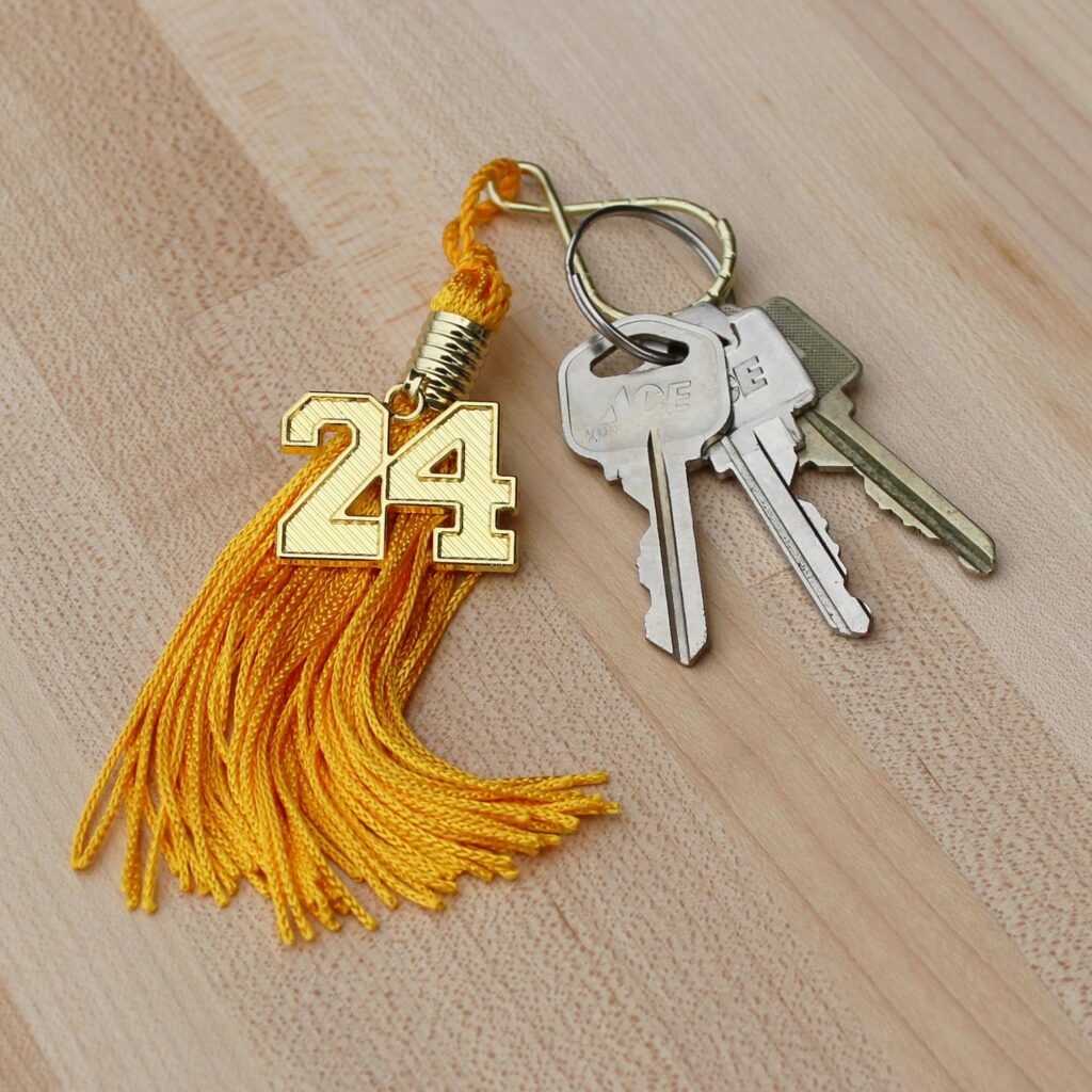 Graduation Tassel Keychain - Homeschool Diploma